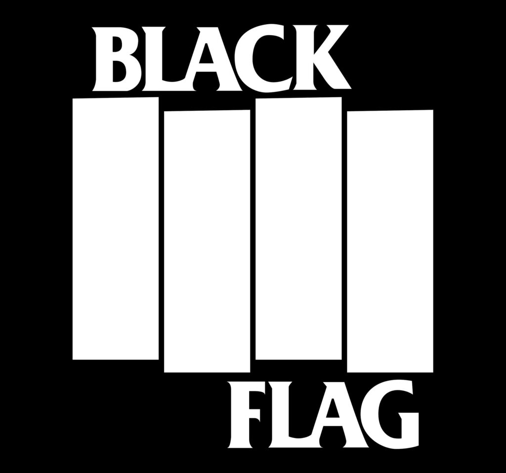 Black Flag Band Logo High Quality Vinyl Sticker 4" X 4"
