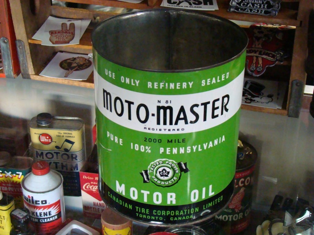 Moto-Master Motor Oil Can Canadian Tire Corporation Limited