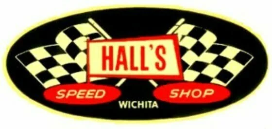 Halls Speed Shop Water Slide Decal Reproduction