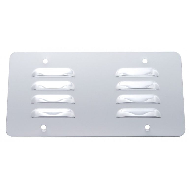 License Plate Backing Cover Louvered Goes Behind Plate