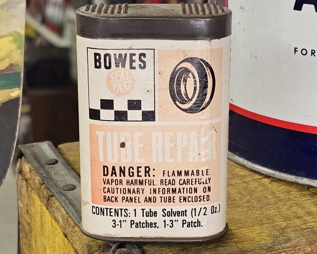 Bowes Tube Repair Kit Cardboard Body Early 1960s Original