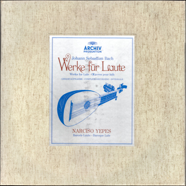 Narciso Yepes Werke Für Laute Vinyl, 2-LP Box Set. NM 1973