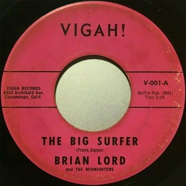 Brian Lord And The Midnighters Big Surfer Not Another One 45