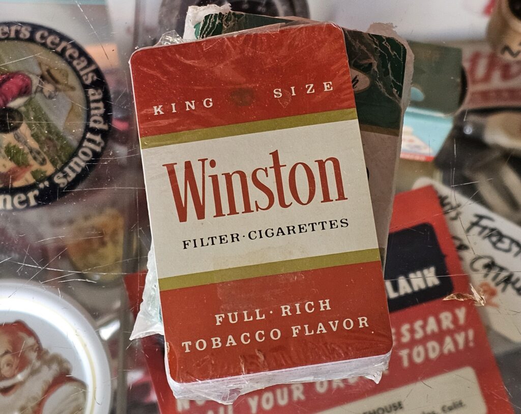 Winston Filter Cigarettes Playing Cards Sealed 1970s Promo