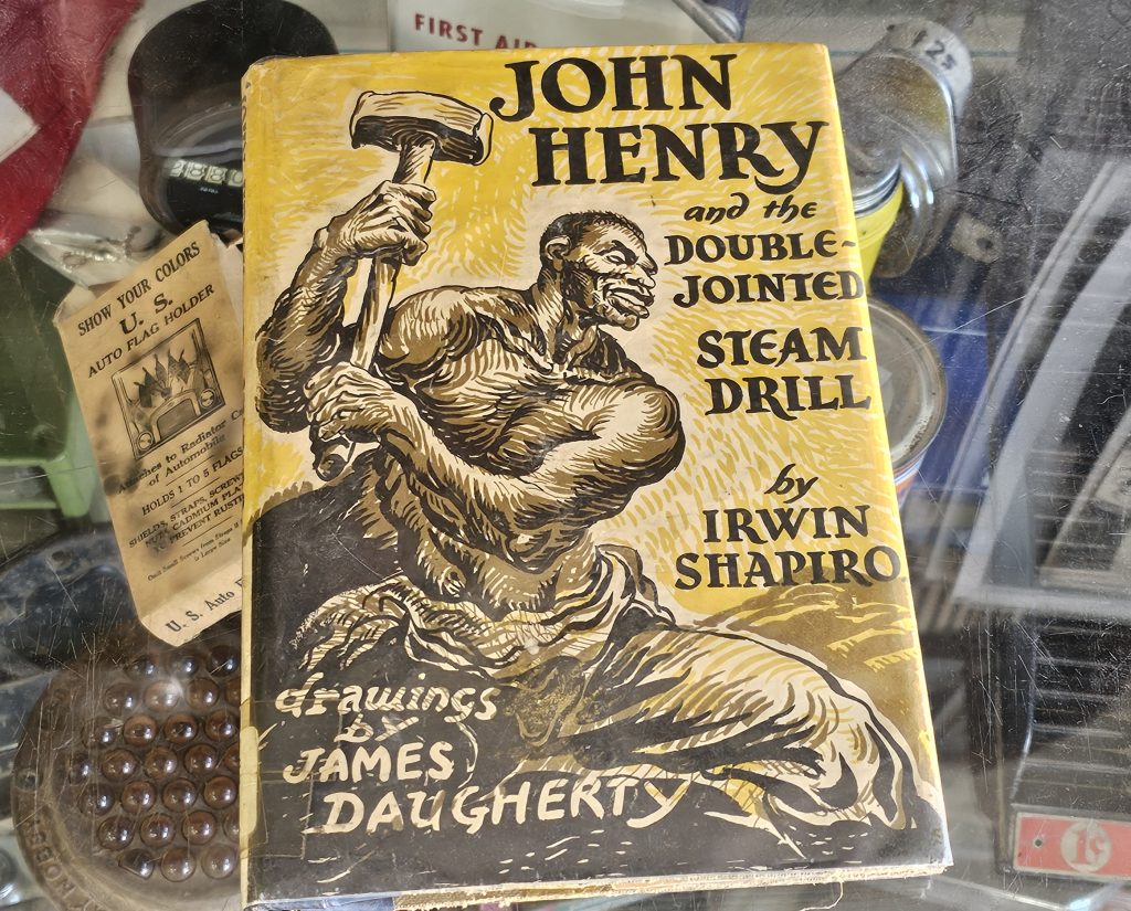 John Henry Double Jointed Steam Drill 1945 School Copy VG+