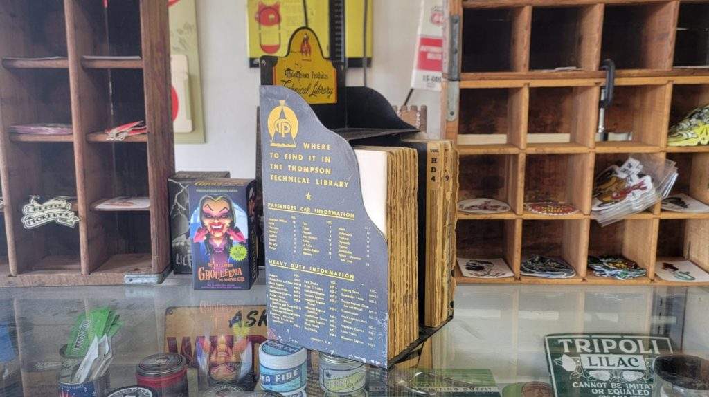 Thompson Products Technical Library Metal Display Cabinet