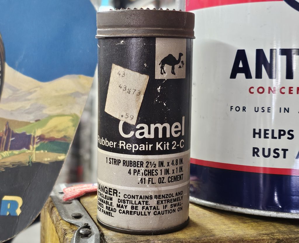 Camel Rubber Repair Kit 2-C 1960s Has Some Product Inside