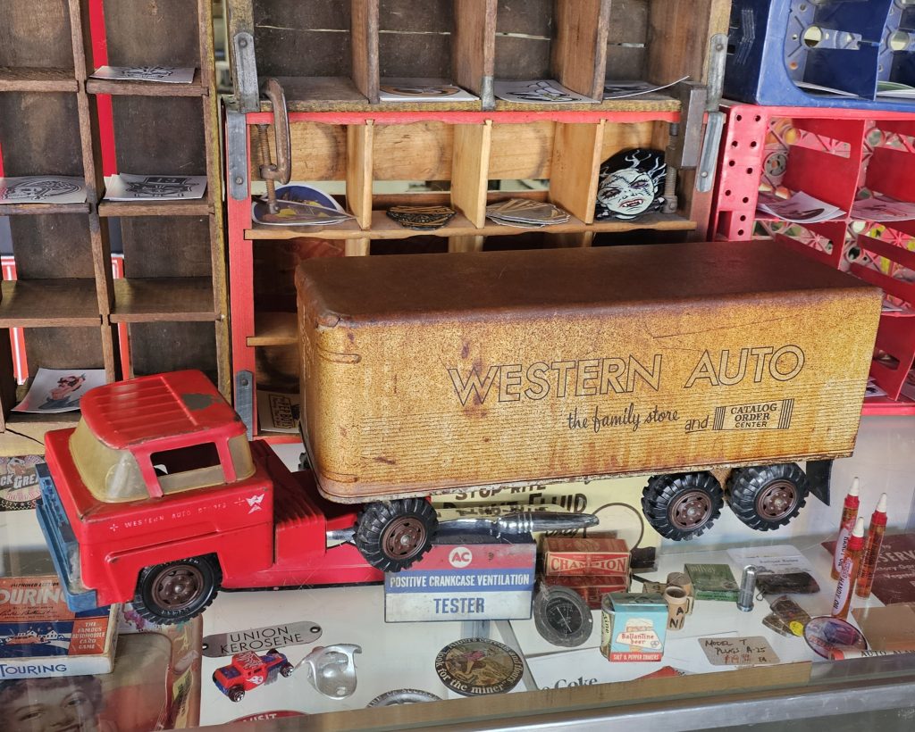 MARX Western Auto Semi Truck Trailer Original Late 1950s-60s