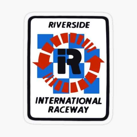 Riverside International Raceway Vintage Racing Sticker