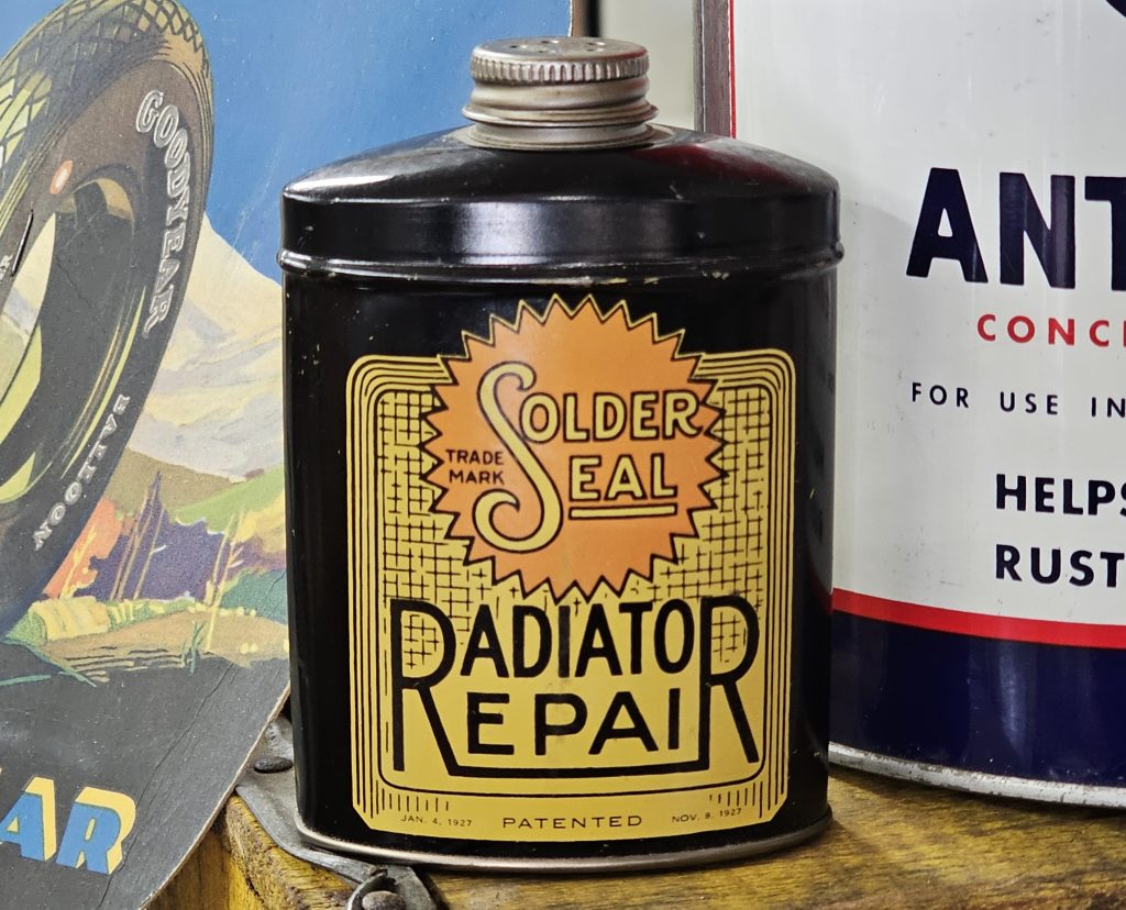 Solder Seal Radiator Repair Can Late 1920s Fantastic Shape
