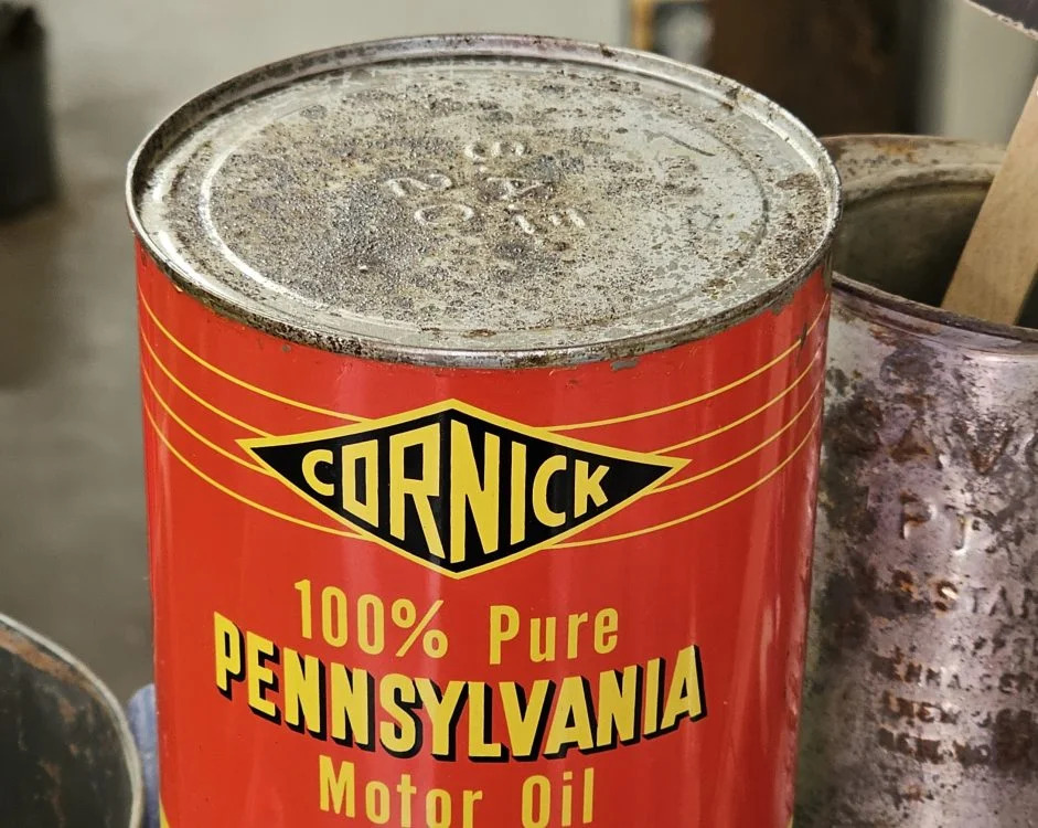 CORNICK Heavy Duty Motor Oil Can, Quart New Old Stock